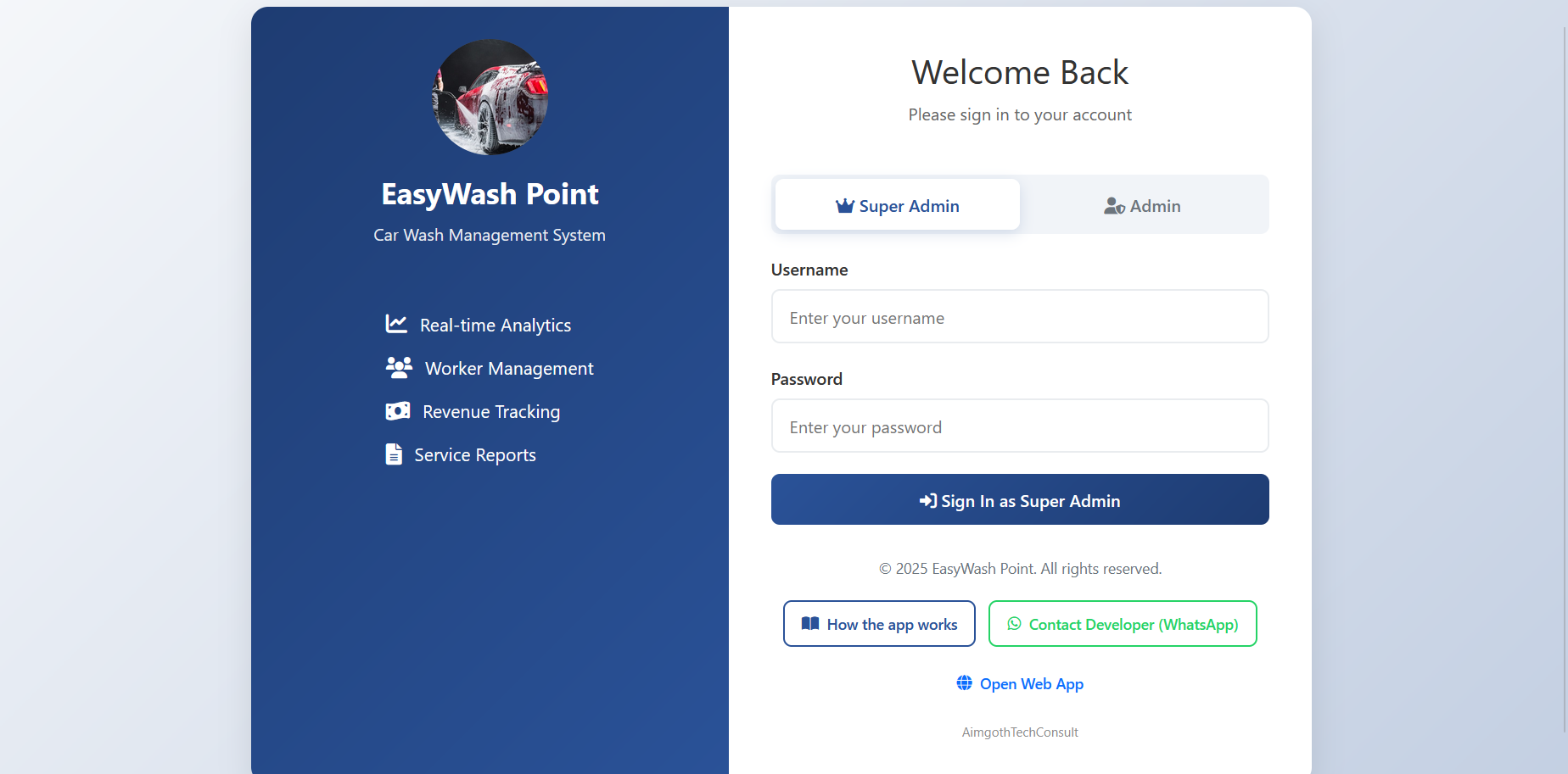 WashHub — The Ultimate Car Wash Management Software